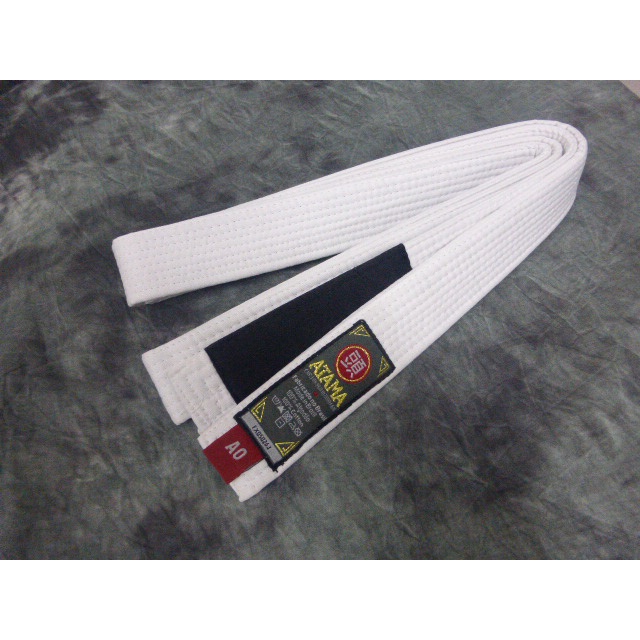 Atama เข็มขัดผู้ใหญ่ BJJ Gi สีขาว BJJ Jiu-Jitsu Belt White Brazilian ...
