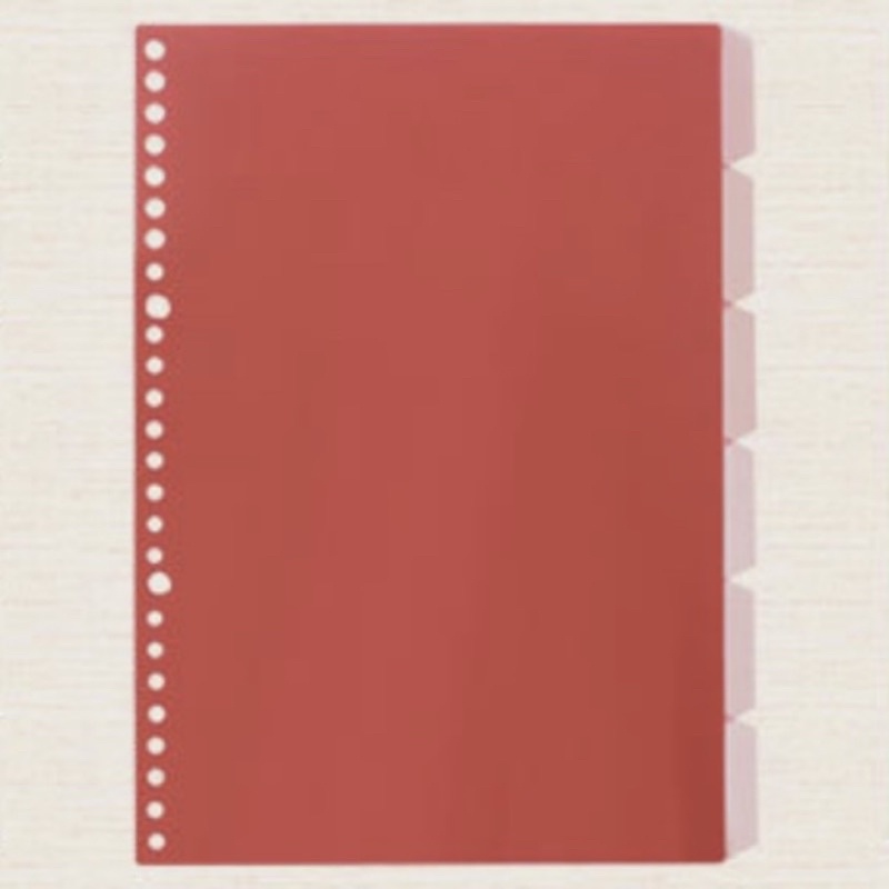 แผ่นขั้นใส Parting Sheet 6แผ่น/แพ็ค มี 7 สี สมุด, สมุดโน๊ต, เครื่อง ...