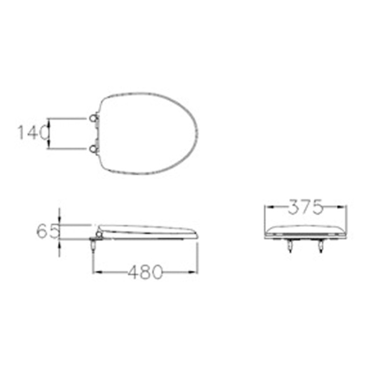 COTTO C91002 ฝารองนั่ง (มีน๊อตและอุปกรณ์ติดตั้ง) (Soft Close) COTTO ...