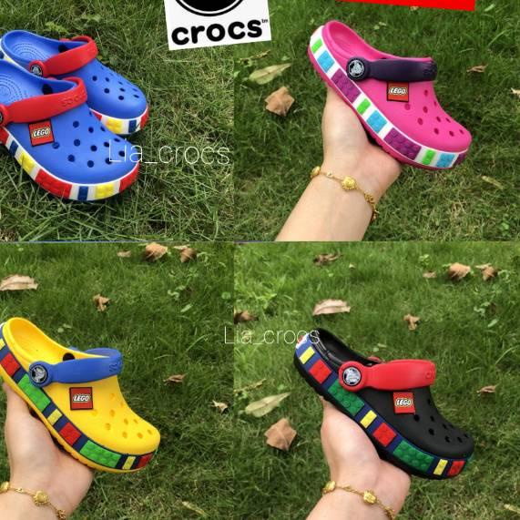 Best Lego kids& 39;s Crocs SANDALS / kids-junior,, | Shopee Thailand