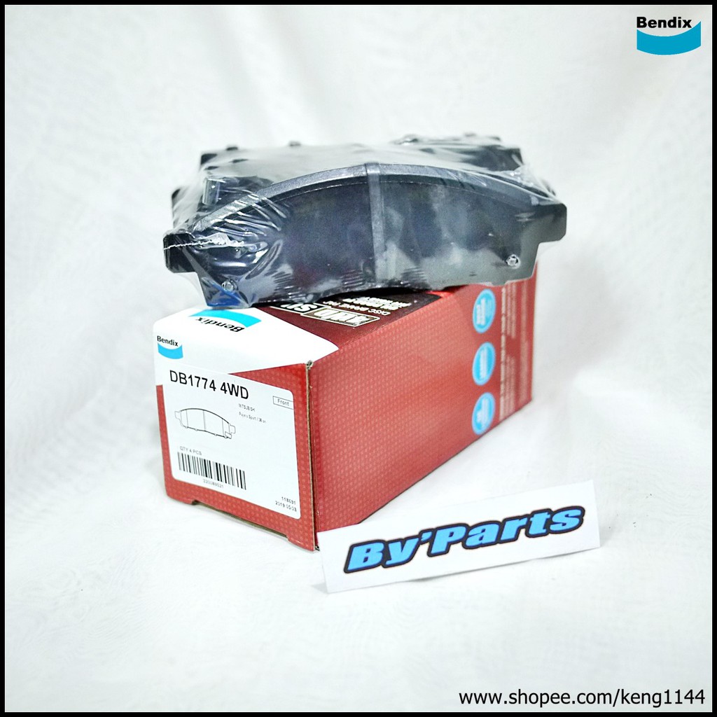 Bendix 4WD/SUV DB1774-4WD ผ้าดิสเบรก Mitsubishi Triton 2WD/4WD ...