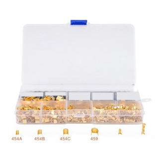 550 Pcs U Shape Copper Ring Terminals Crimp Kit - Terminal Connector ...