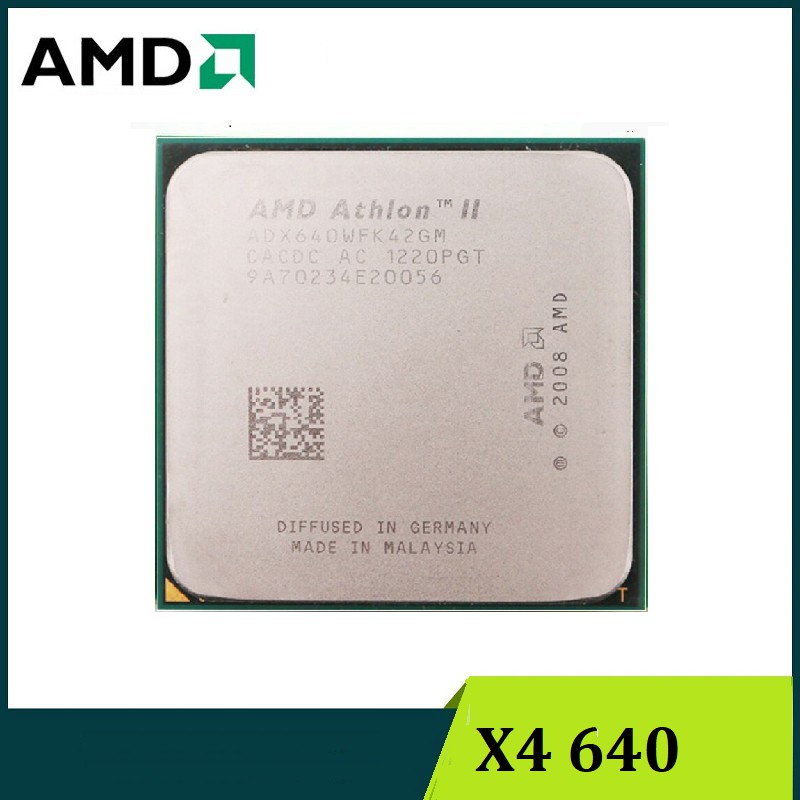 โปรเซสเซอร์ Amd Athlon II X4 640 3.0 GHz Quad Cores AM3 | Shopee Thailand