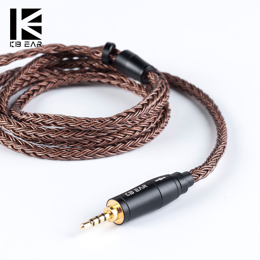 KBEAR 16 Core Upgraded Pure Copper Balanced Cable MMCX 2Pin Connector ...