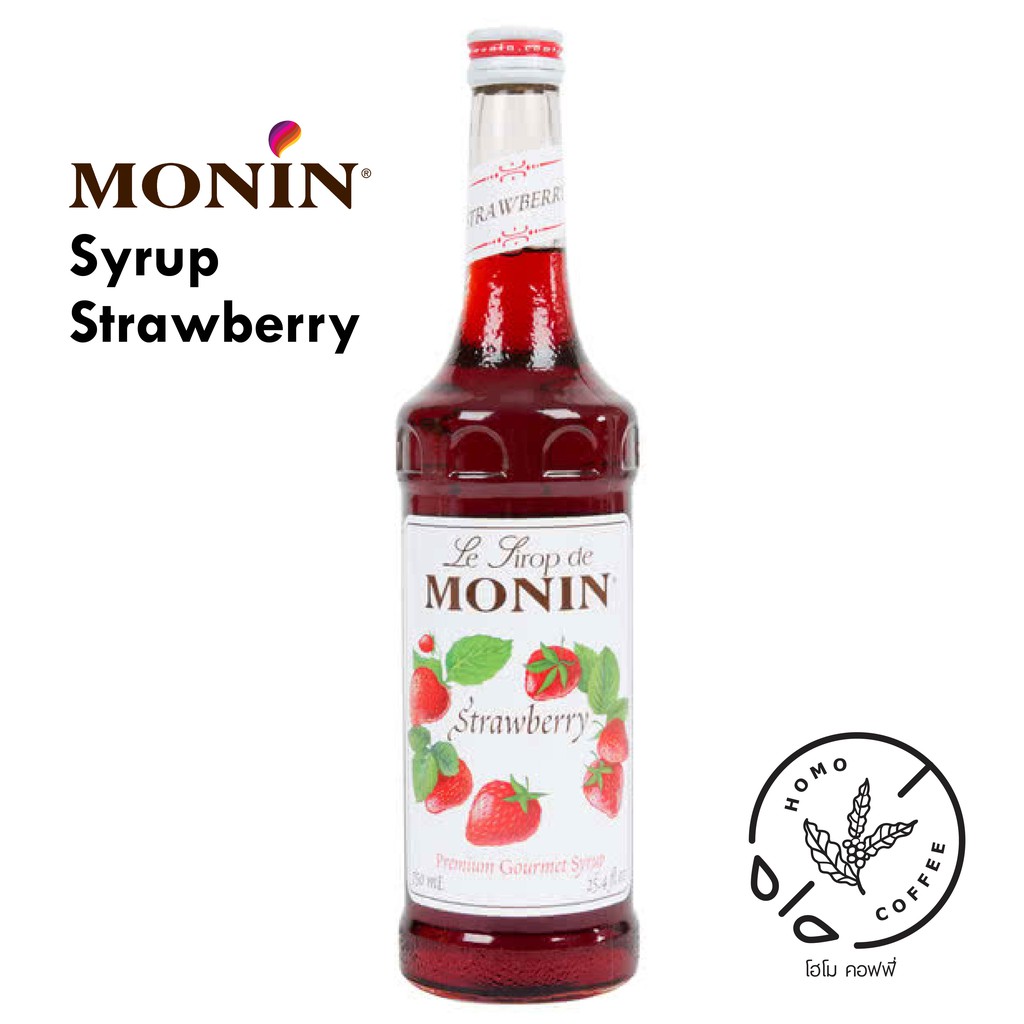 MONIN Syrup Strawberry 700ml. | Shopee Thailand