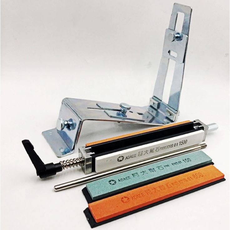 ที่ลับมีด สแตนเลส Kitchen Knife Sharpener LEEPED แถมหินลับมีด 4 ก้อน ...