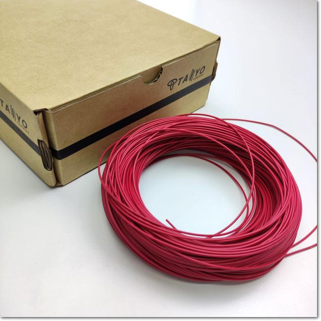 KV(AY)LF 0.3 sq. Red สายไฟญี่ปุ่น สเปค 1 box = 100 m. / 0.5 kg ,Taiyo | Shopee Thailand