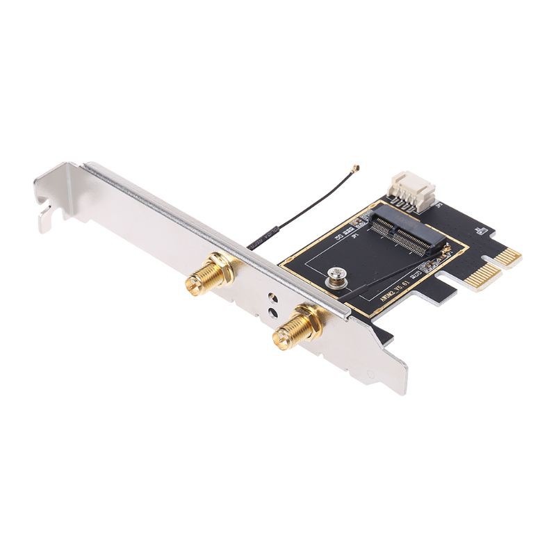 M.2 to PCI-E Converter Desktop Wireless WiFi Bluetooth Network Card ...