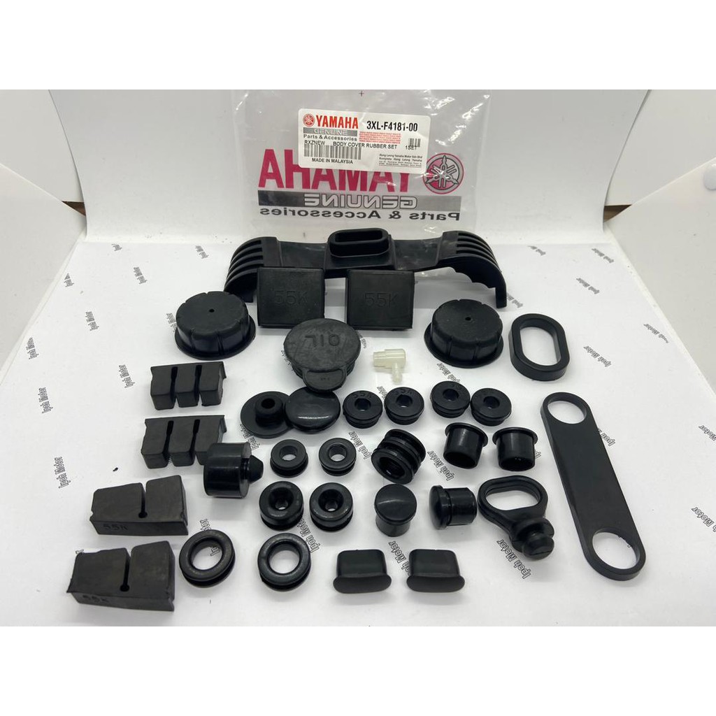 Yamaha RXZ BODY COVER RUBBER BODY RUBBER BODY GETAH SET FULL SET YAMAHA ...