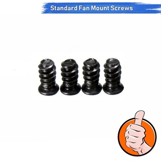 [CoolBlasterThai] M5 Fan Mount Screws Steel X4 (Black) | Shopee Thailand