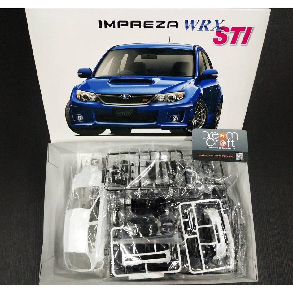 AOSHIMA 1/24 SUBARU GRB IMPREZA WRX STI '10 (โมเดลรถยนต์ Model DreamCraft) | Shopee Thailand