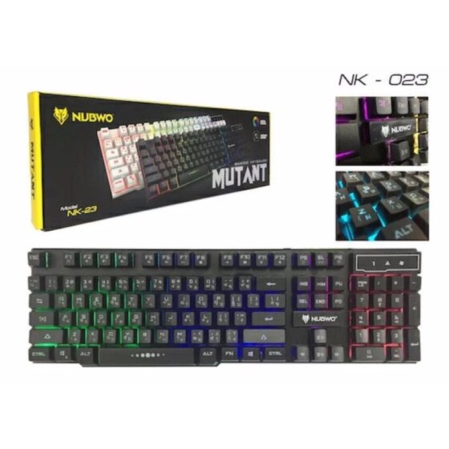 คีย์บอร์ดNUBWO รุ่น NK23 | Shopee Thailand