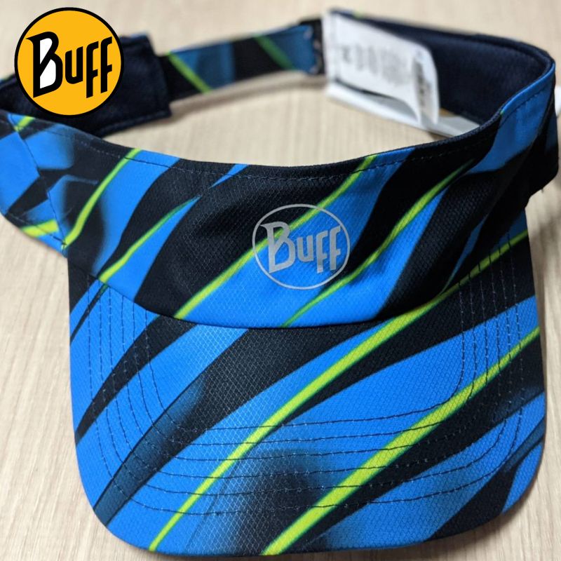 Buff Visor ทรงปีกหมวกแข็ง ลาย R- Focus Blue | Shopee Thailand
