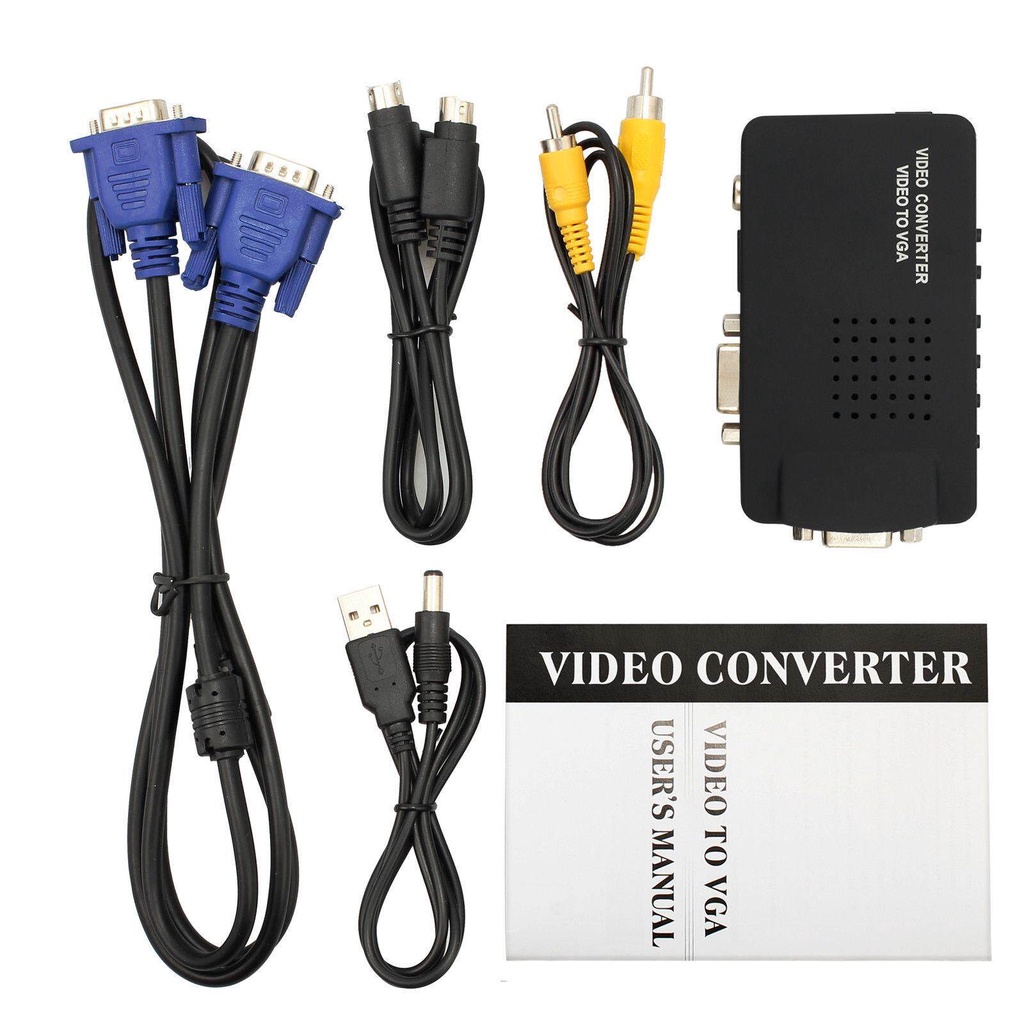AV TO VGA Converter Box | Shopee Thailand