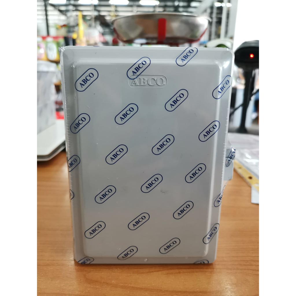 ตู้กันน้ำแบบฝาทึบ ขนาด 4X6" นิ้วABCO 406G ติดตั้งภายนอก สีเทา มีที่คล้องกุญแจ | Shopee Thailand