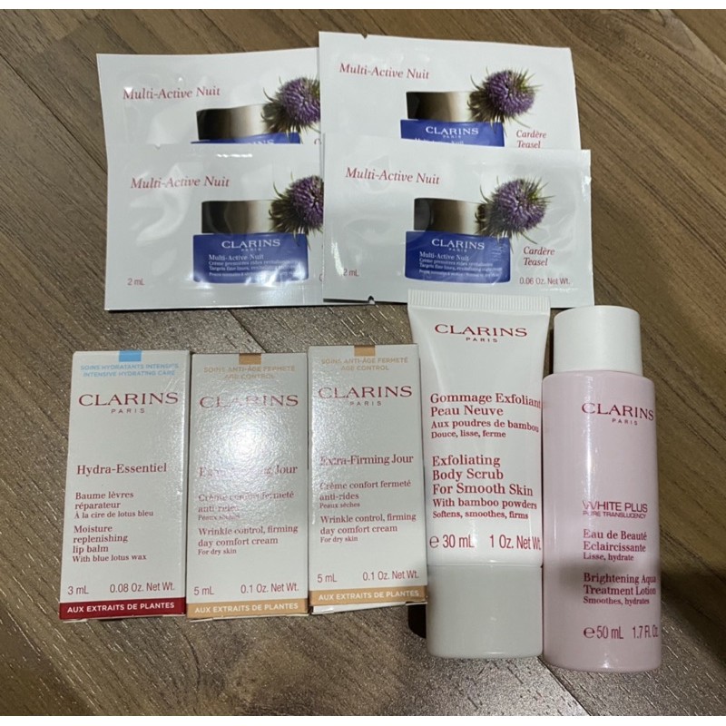 ถูกมากกก sample Clarins 9 ชิ้น | Shopee Thailand