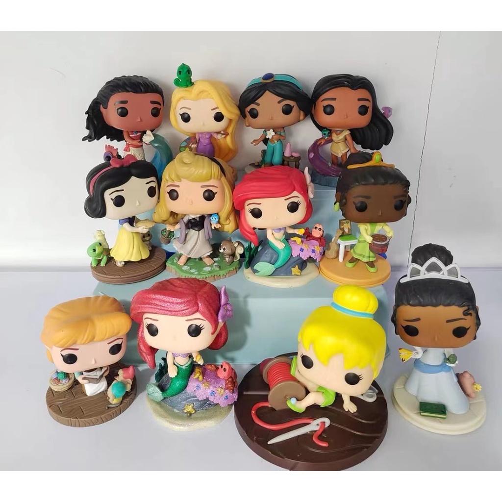 Funko POP Disney Princess Mermaid Ocean Pochontas Cinderella Snow White ...