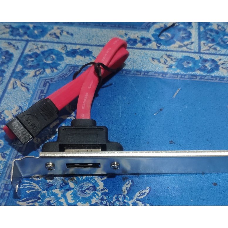 port SATA to e-SATA back panel พร้อมสาย SATA to e-SATA | Shopee Thailand