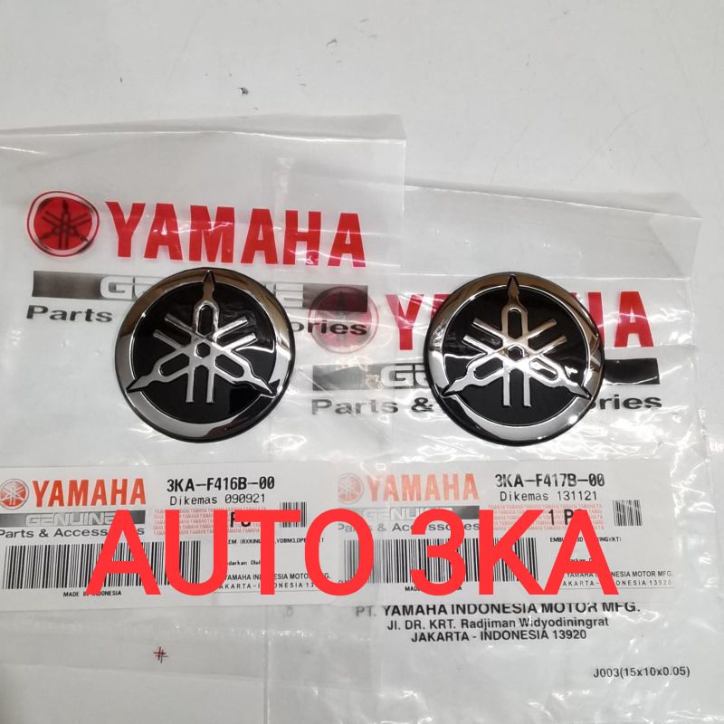 สติกเกอร์โลโก้สัญลักษณ์ YAMAHA RX KING Antem RXS RX SPECIAL ORI ของแท้ 3X0-24161-01 3KA-F4161-00 ...