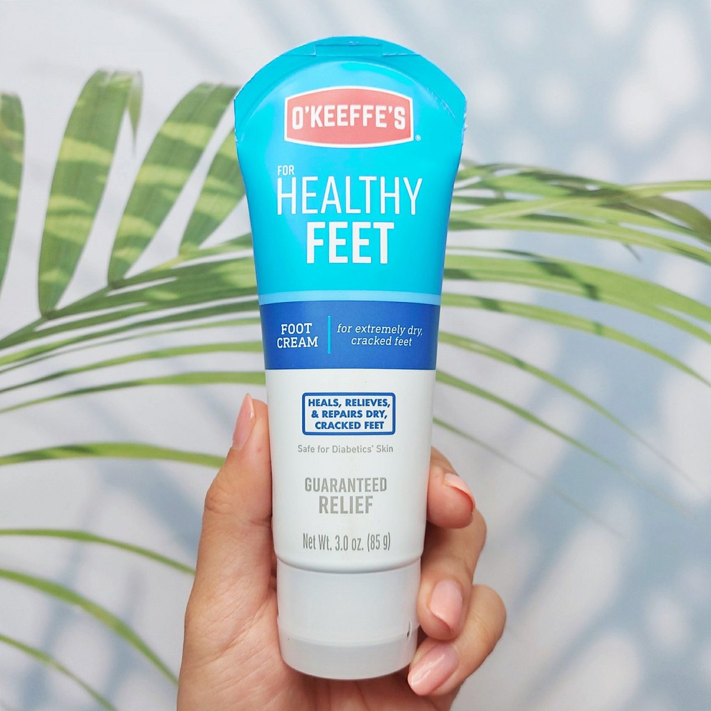 ครีมทาเท้า Healthy Feet Foot Cream 85g (O'Keeffe's®) สำหรับเท้าที่แห้ง ...