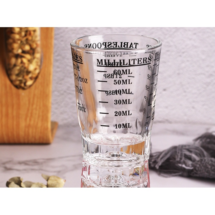 แก้วตวง มีสเกลวัด ขนาด 30 ml 45ml 60ml 120ml (ราคาต่อชิ้น) | Shopee Thailand