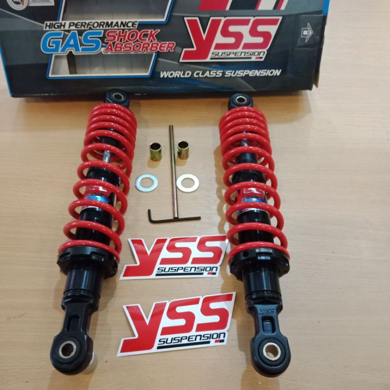 โช้คหลัง (YSS)DTG-PLUS WAVE110-I,125-I'13(320mm.)สีดำ/แดงBLACK/REDรหัสสินค้า:RB220-320T-61-85P ...