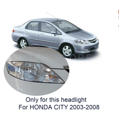 ฝาครอบเลนส์ไฟหน้าซ้าย ขวา แบบใส สําหรับ HONDA CITY SEL GD6 GD8 2006~2008 | Shopee Thailand