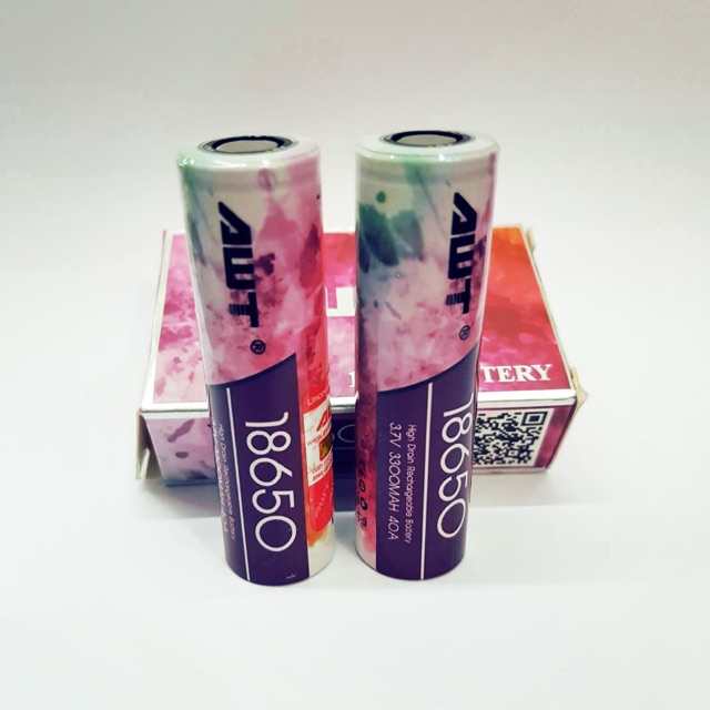 AWT 18650 3300mAh 40A pink 2 ก้อน ของแท้เช็คโค๊ดได้ | Shopee Thailand