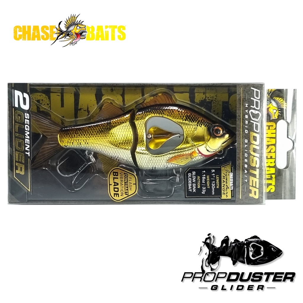 CHASEBAITS PROP DUSTER 130MM ปลาสวิมเบท Slow-Sink ใบพัดพุง อย่างแก๋วอ่ะ ...