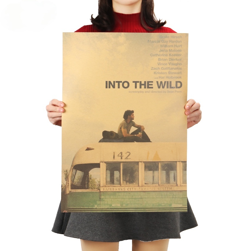 Dlkklb โปสเตอร์ภาพยนตร์คราฟท์ภาพยนตร์สไตล์เรโทรขนาด 51.5x36 ซม. ...