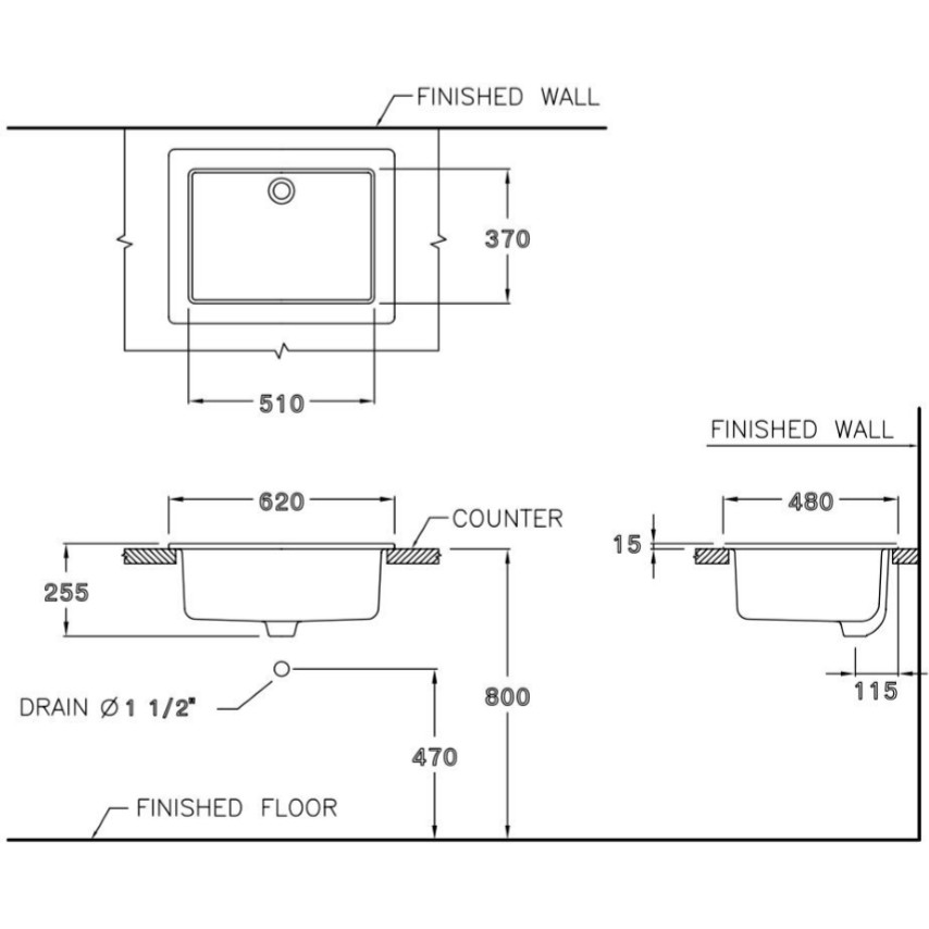 C5241 อ่างเอนกประสงค์ 24 นิ้ว (ค่าจัดส่ง 300-500 บาท / ชุด) | Shopee ...