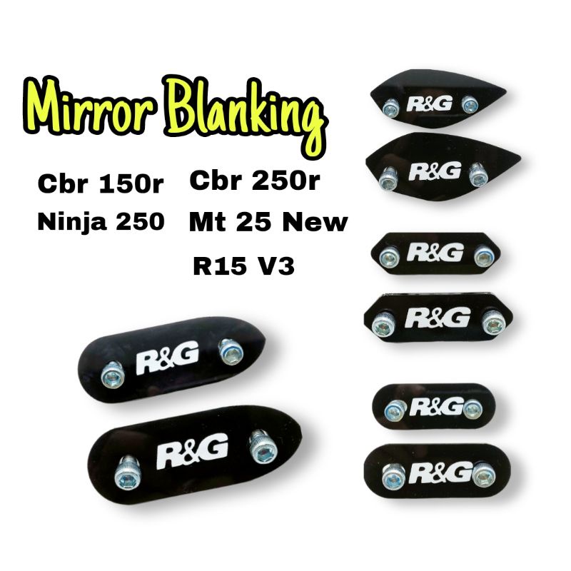 Mirror Blanking Cover ฝาครอบกระจกมองหลัง R15 V3 Cbr 150r K45g K45r K45n ...