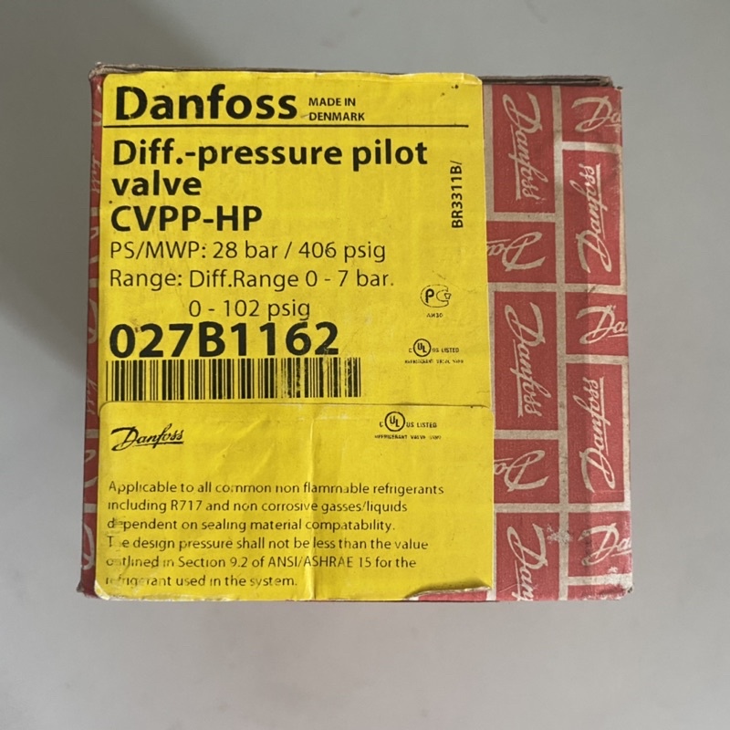 Danfoss 027B1162 Pilot valve, CVPP-HP, Diff.-pressure pilot valve ...