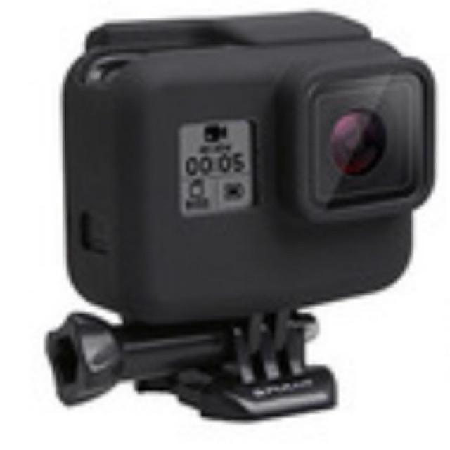 GOPRO 5/6/7black ซิลิโคนครอบเฟรมแถมฝาปิดเลนส์FRAME’s SILICONE CASE+LENS ...