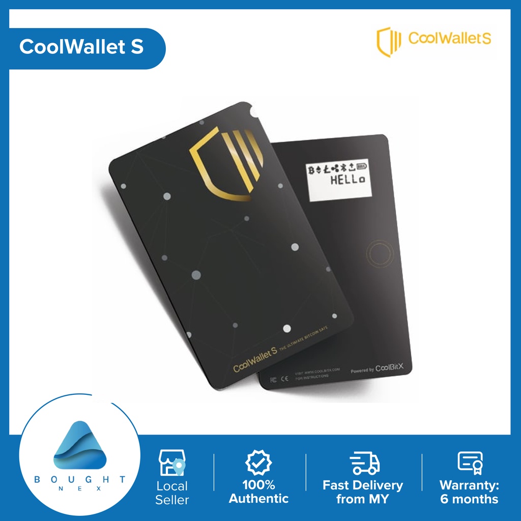 Coolwallet S กระเป๋าสตางค์บลูทูธ รองรับ BTC ETH LTC USDT XRP BCH ERC20 Tokens ทุกรุ่น | Shopee ...
