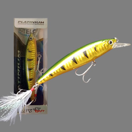 เหยื่อปลอม AFS Sotelo Platinum รุ่น Crystal Zee Minnow 95-110 mm ...