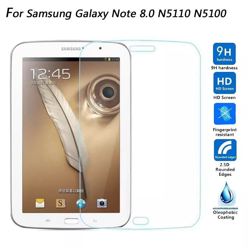 ฟิล์มกระจก นิรภัย เต็มจอ สำหรับรุ่น Samsung Galaxy Tab Note8 8.0 GT ...