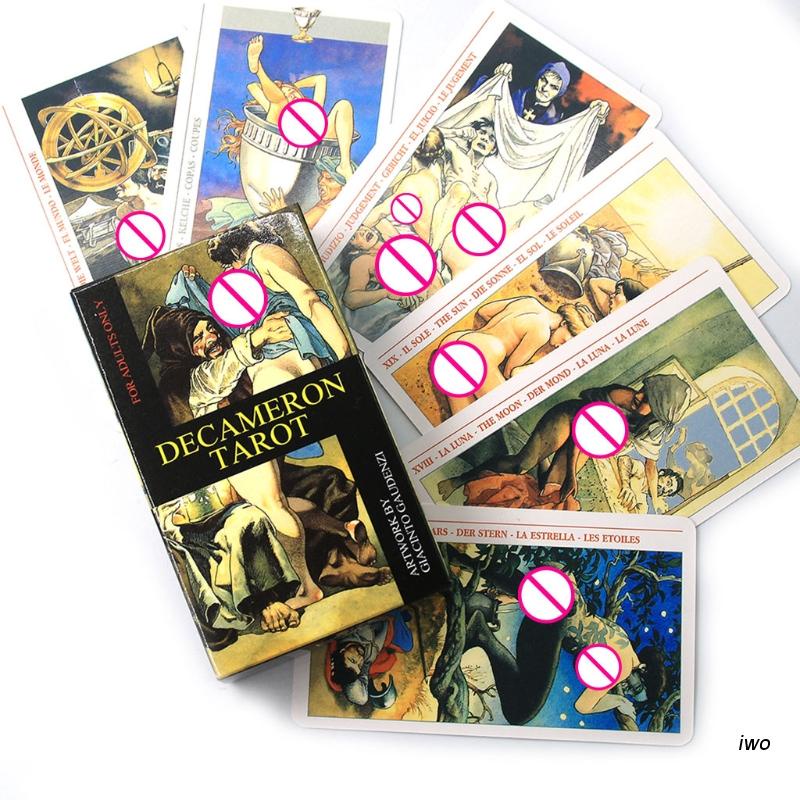 Iwo Decameron Tarot 78-Card Deck บอร์ดเกมการ์ดภาษาอังกฤษสําหรับเล่นเกม | Shopee Thailand
