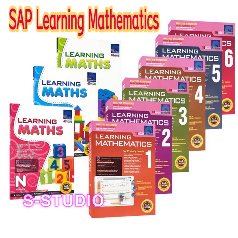 เวอร์ชั่นใหม่ Learning Mathematics 1-6 SAP Math Thinking Training ...
