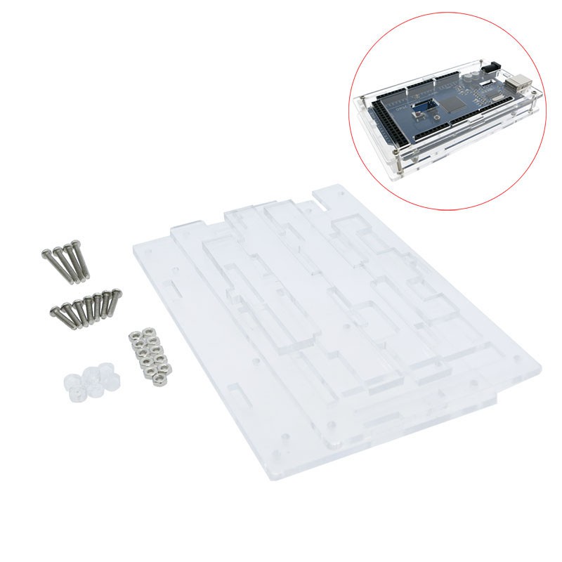 Mega2560 Transparent Acrylic Box shell Compatible for arduino Mega 2560 R3 Case | Shopee Thailand