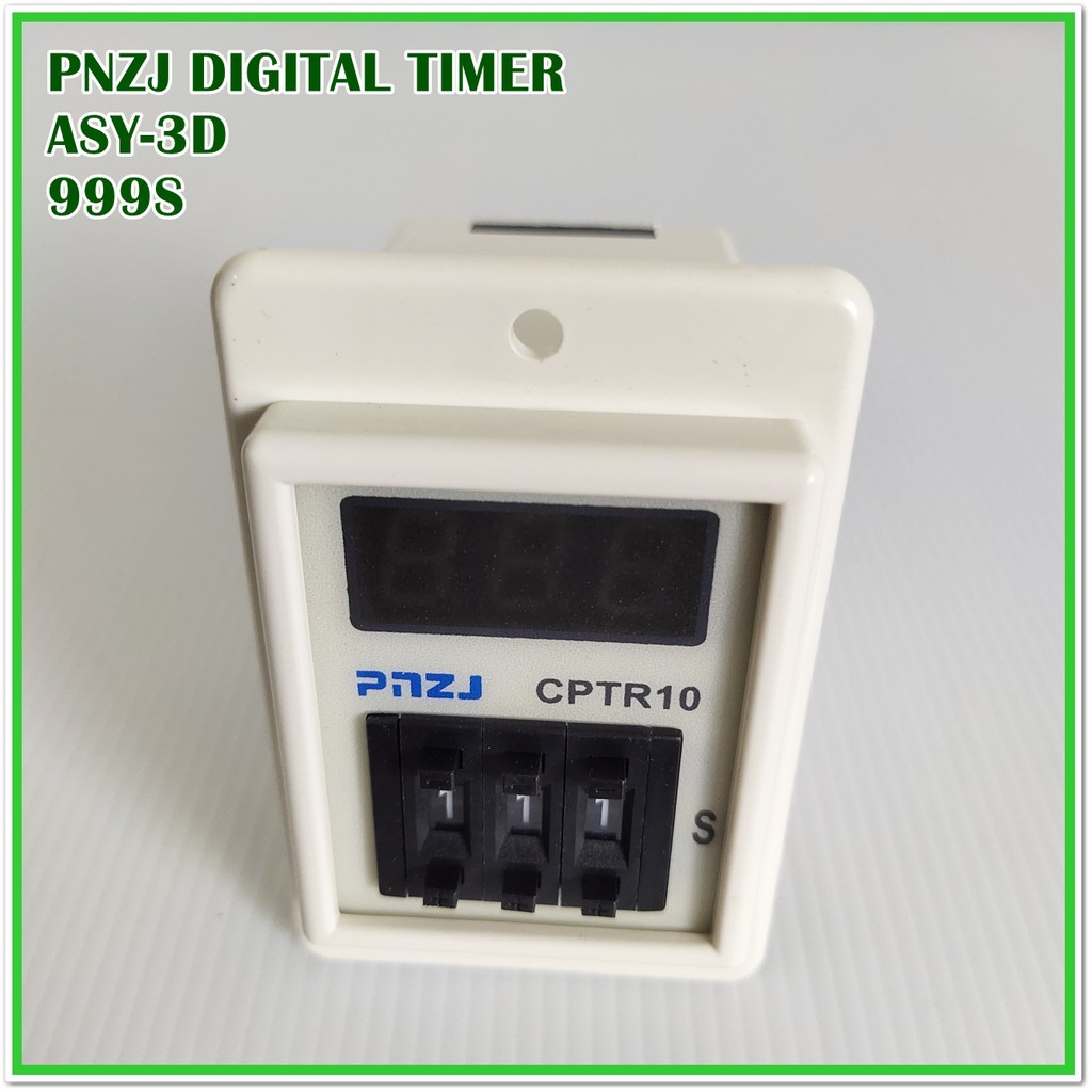 TYPE: ASY-3D(CPTR10) ดิจิตอลไทม์เมอร์ ANLY DIGITAL TIMER แถมฟรีซ็อกเก็ตPF-083A-E TIME: 999M ...