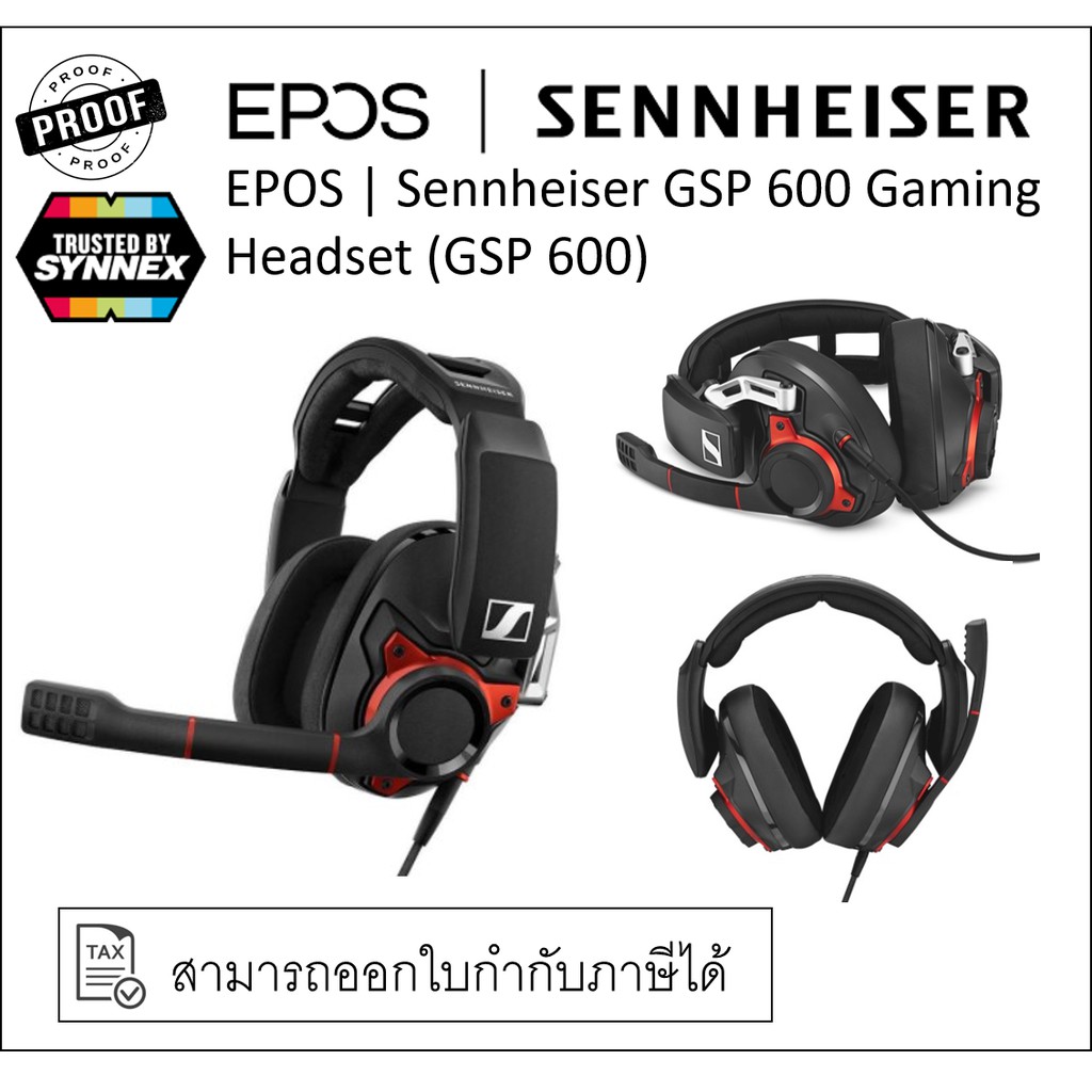 EPOS | Sennheiser GSP 600 Gaming Headset (GSP 600) | Shopee Thailand
