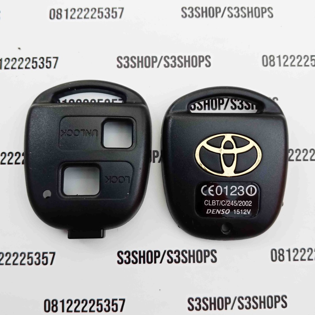 Tombol Toyota Alphard Prado Rav4 ฝาครอบกุญแจ 2 ปุ่ม กล่องมาตรฐาน ...