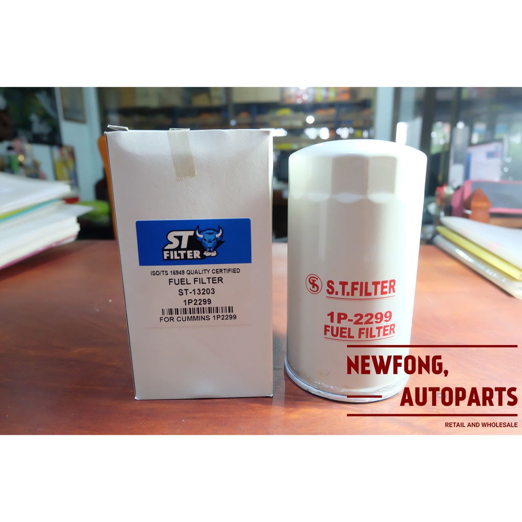 กรองน้ำมันโซล่า S.T.FILTER ST-13203 สำหรับ CUMMINS | Shopee Thailand