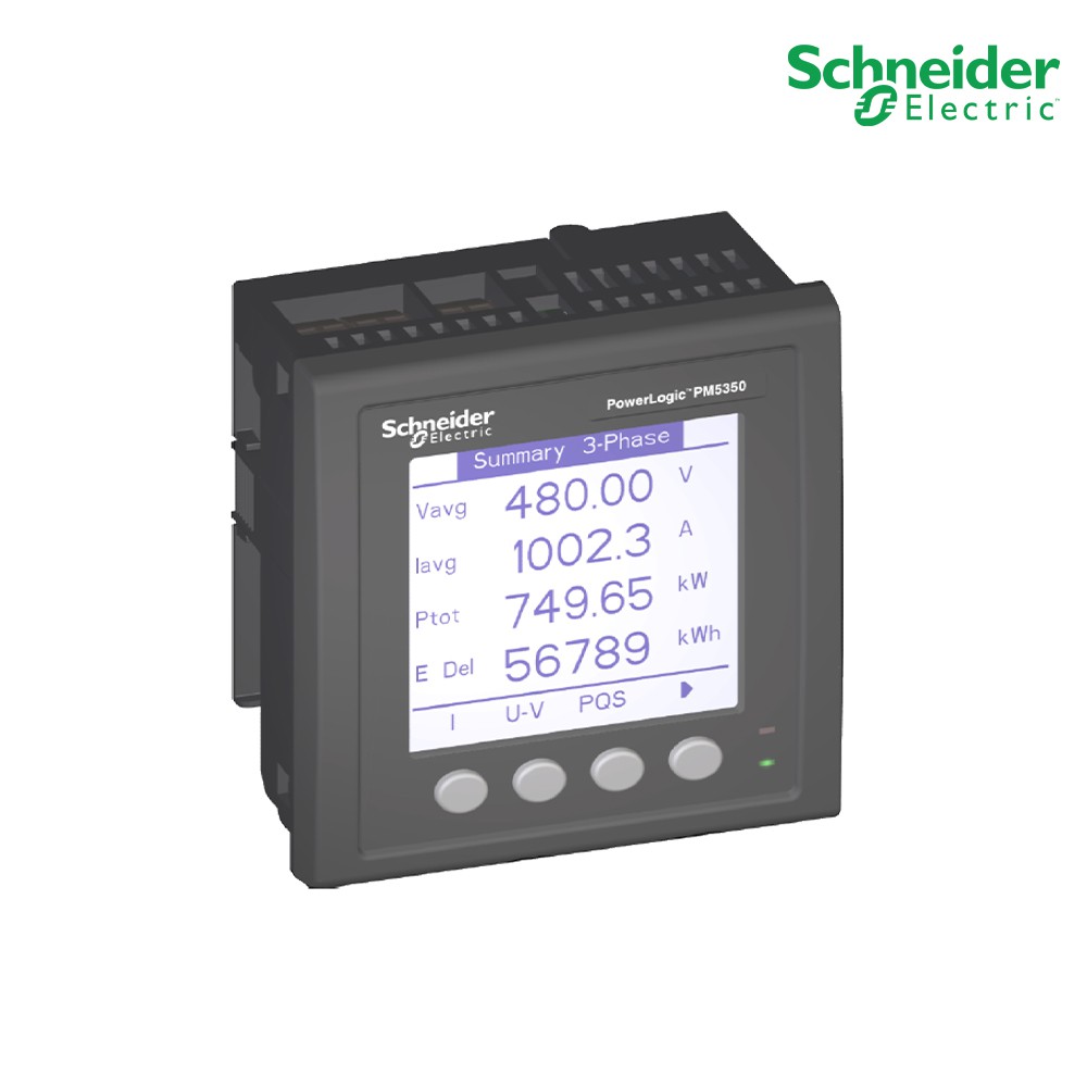 Schneider Electric - PM5350 Power & Energy meter with THD, alarming ...