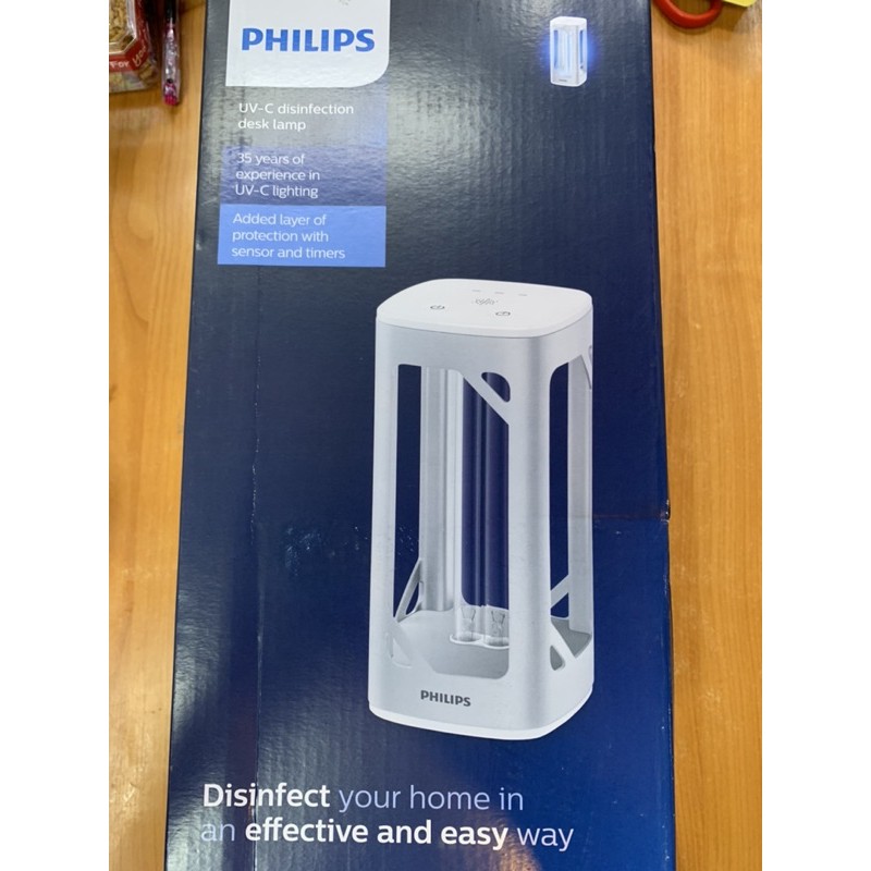 Philips ผลิตปี64โคมไฟแสง UVC สำหรับยับยั้งเชื้อโรค แบบตั้งโต๊ะ ฟิลิปส์ UV-C Disinfection Desk ...