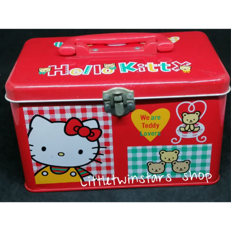 คิตตี้ Vintage Hello kitty tin box in 1996 | Shopee Thailand