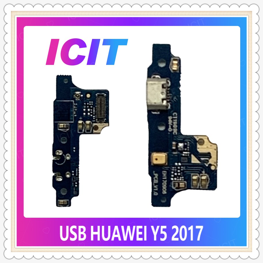 USB Huawei Y5 2017/MYA-L22 อะไหล่สายแพรตูดชาร์จ แพรก้นชาร์จ Charging ...