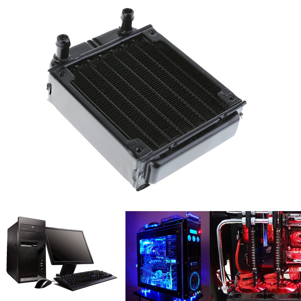 80mm Aluminum Water Cooling Radiator Computer PC Water Cooling System ...