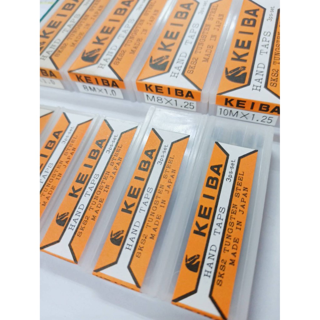 ต๊าปมือ(เกลียวมิล) KEIBA 3ตัว/ชุด M2-M14 MADE IN JAPAN มีหลายขนาดให้เลือก สินค้าคุณภาพ ถูกที่สุด ...